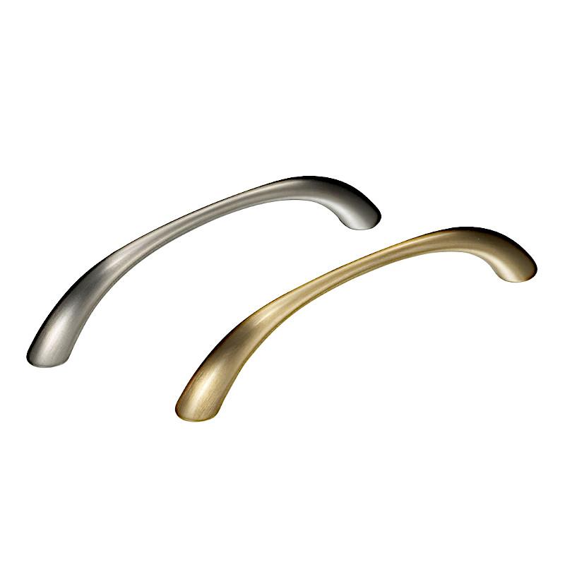 真鍮製 取っ手ハンドル スガツネ KTH-C012 黄銅（真鍮） サテンゴールドめっき サイズ：W110 D11 H24 P96 1ヶ ...