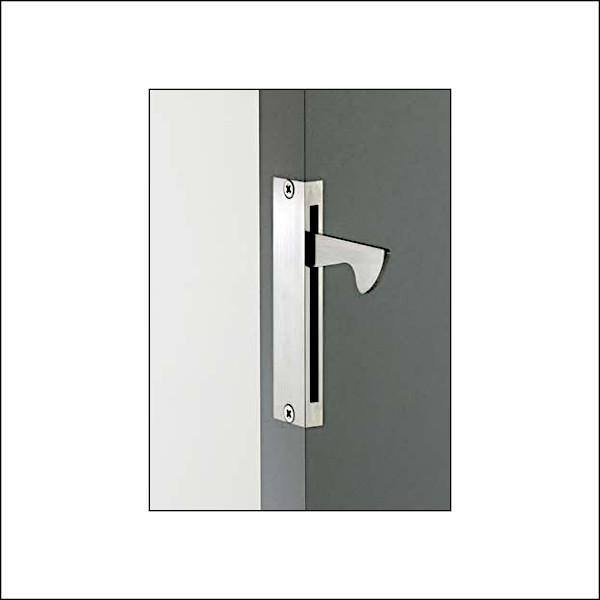 ドアハンドル 【ユニオン】 T2800-01-023 ステンレスヘアライン (L108×W9×D25) 収納式ハンドル フラッシュドア専用 : t280001023 : カネマサかなものe ...