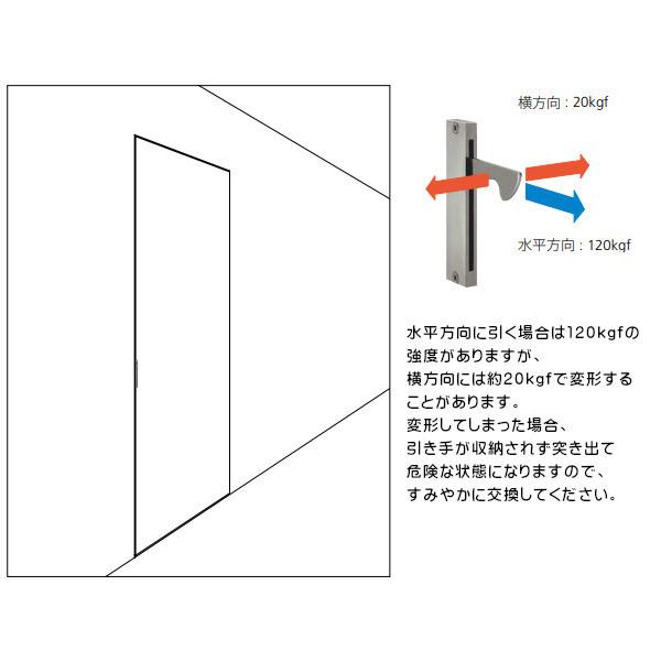 ドアハンドル 【ユニオン】 T2800-01-023 ステンレスヘアライン (L108×W9×D25) 収納式ハンドル フラッシュドア専用 : t280001023 : カネマサかなものe ...