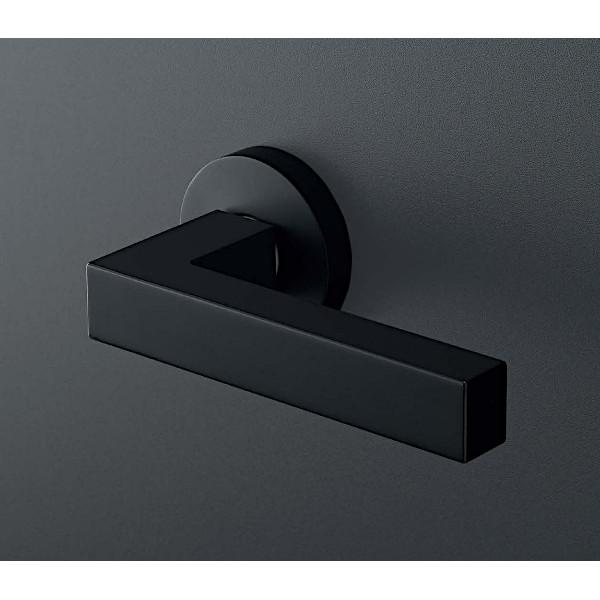 レバーハンドル 【ユニオン】 UL1007-003 ステンレスパウダリーブラックペイント 【レバーハンドルのみ】 (専用座金付(CP130)) 片開用 内外/1セット : カネマサかなものe ...