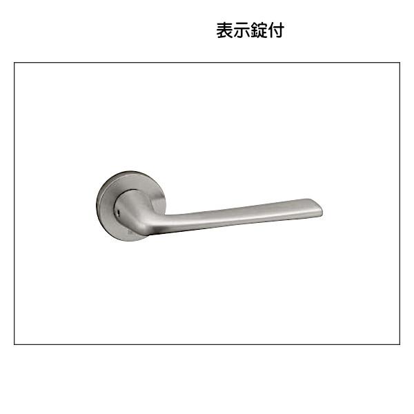 レバーハンドル 【ユニオン】 UL1029-002+WES01001ステンレスヘアライン 【表示錠付】 (標準座金CP15N付) 片開用 内外/1set : ul1029002 ...