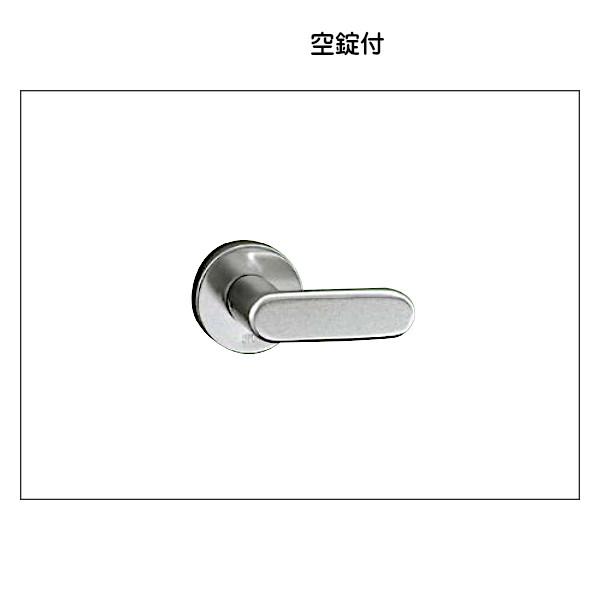 レバーハンドル 【ユニオン】 UL484-001+WFS01001 アルミシルバー 【空錠付】 (標準座金CP15N付) 片開用 内外/1セット 左・右吊元ご指示ください : カネマサかなもの ...