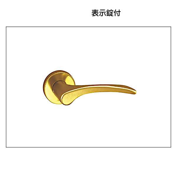 レバーハンドル 【ユニオン】 UL601-003+WES01007 アルミゴールド 【表示錠付】 (標準座金CP15N付) 片開用 内外/1セット 左・右吊元ご指示ください : カネマサかな ...