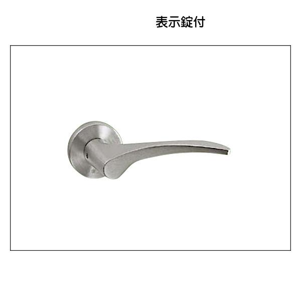 レバーハンドル 【ユニオン】 UL601-004+WES01001 ステンレスヘアライン 【表示錠付】 (標準座金CP15N付) 片開用 内外/1セット 左・右吊元ご指示ください : カネマサ ...