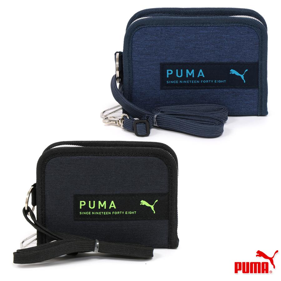 PUMA プーマ クツワ 財布 ウォレット 2つ折り ストラップ付 キッズ 子供 小学生 中学生 男子/ラウンドファスナー PM384 : KANERIN - 通販 - Yahoo!ショッピング