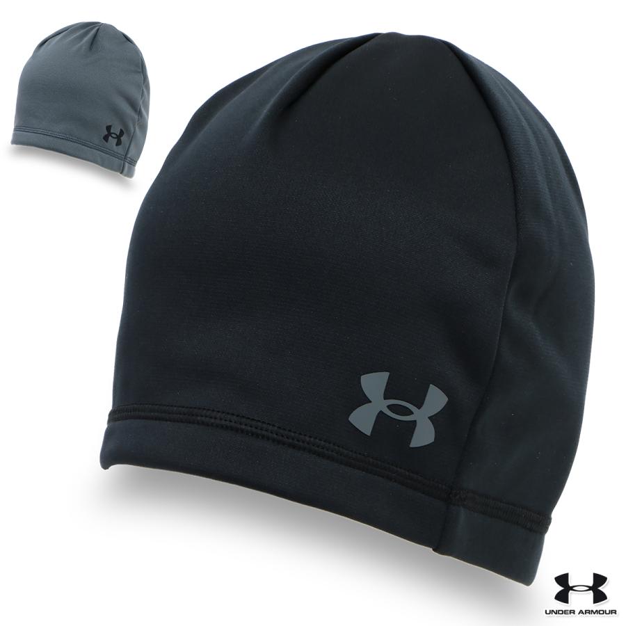 UNDER ARMOUR アンダーアーマー ストーム ビーニー メンズ/レディース 帽子 ブラック/グレー 57〜60cm 1365918 ...