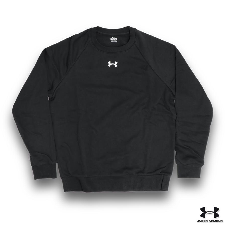 UNDER ARMOUR アンダーアーマー トレーナ スウェット トップス 長袖 裏起毛 暖かい 丸首 メンズ 男性用/ライバル フリース ...