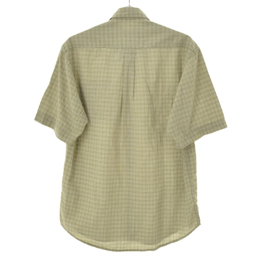 BASIC EDITIONS チェック ボタンダウン 半袖シャツ : ブランド古着の買取販売カンフル - 通販 - Yahoo!ショッピング