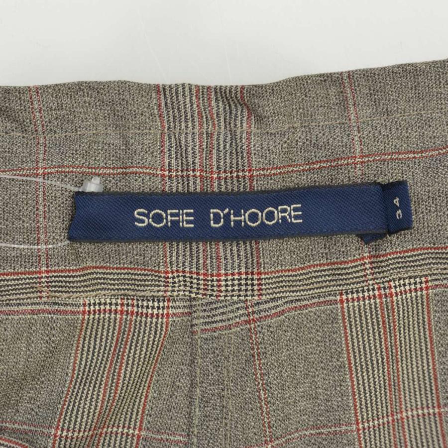SOFIE D'HOORE / ソフィードール チェック ウールパンツ SOFIE D'HOORE / ソフィードール チェック ウールパンツ