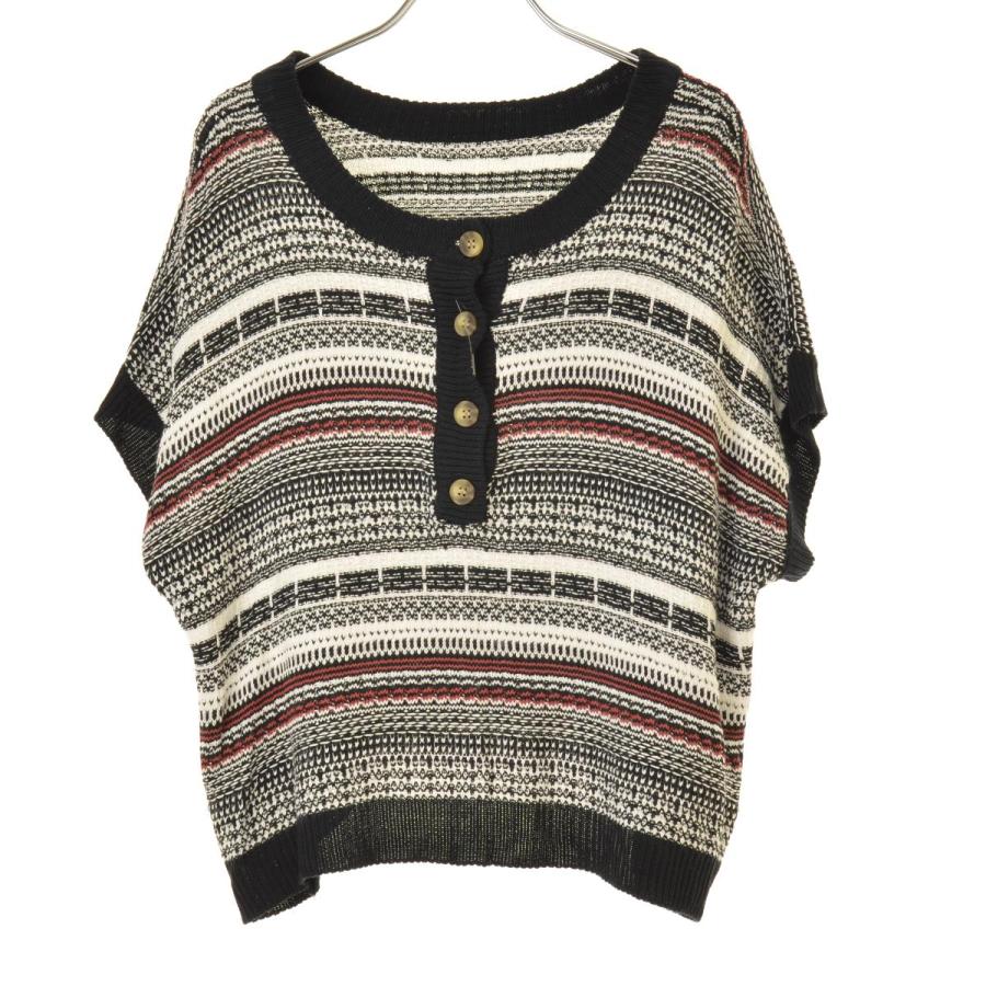 CLASSICAL ELF / クラシカルエルフ ボーダー 半袖ニット : g002831969 : ブランド古着の買取販売カンフル - 通販 - Yahoo!ショッピング