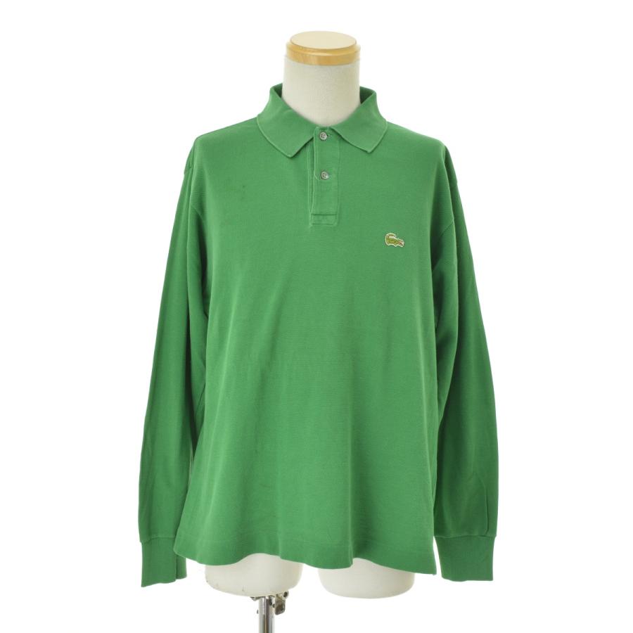 LACOSTE / ラコステ 70s フランス製 GRAND PATRON 鹿の子ワンポイント 長袖ポロシャツ : ブランド古着の買取販売 ...