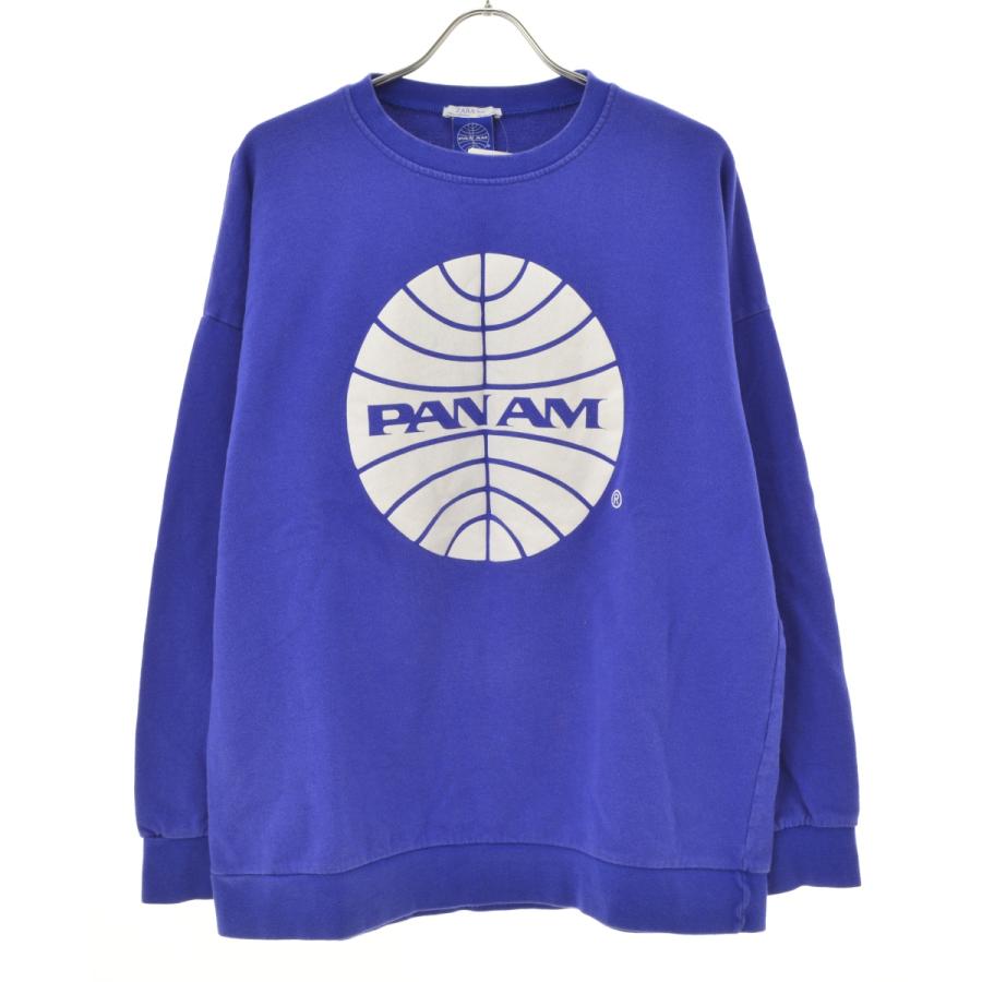 ZARA BASIC × PANAM / ザラ ビッグロゴ 長袖スウェット : ブランド古着の買取販売カンフル - 通販 - Yahoo!ショッピング