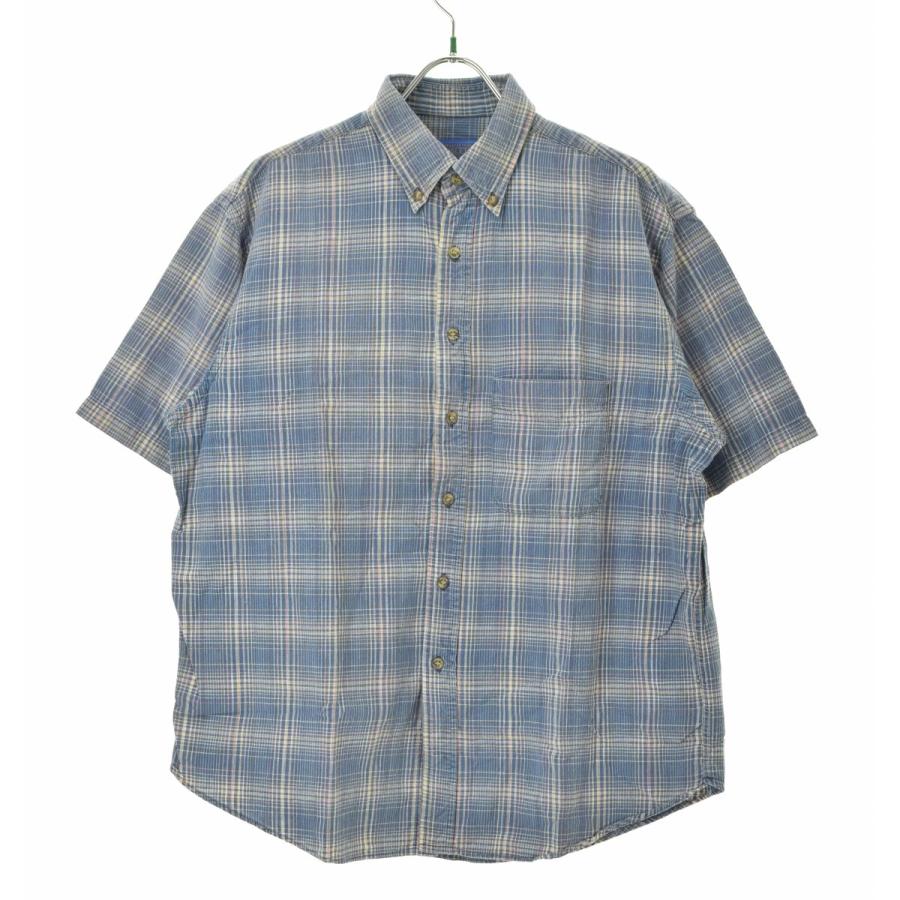 PENDLETON（ペンドルトン） 80s〜 USA製 チェック 半袖シャツ : ブランド古着の買取販売カンフル - 通販 - Yahoo!ショッピング