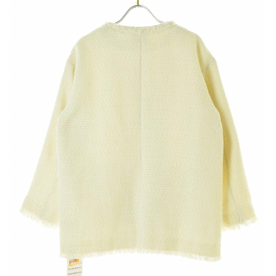 SHIPS any / シップス エニィ 727-01-0008 ツイード ノーカラー