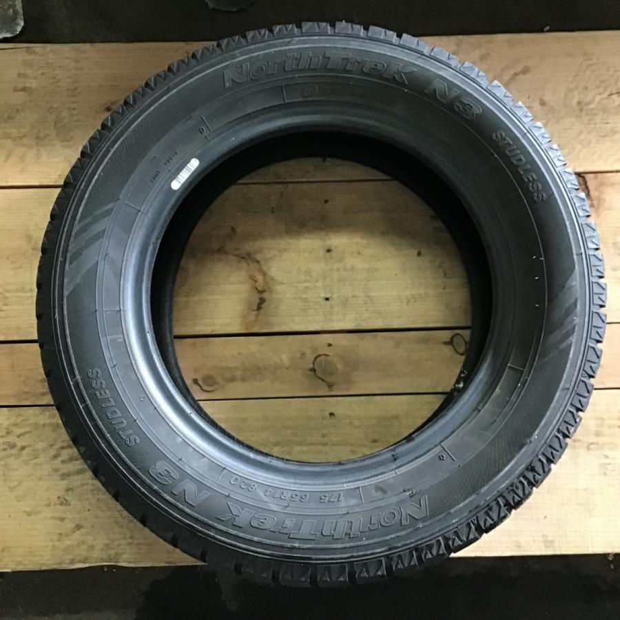 ノーストレック スタッドレス タイヤ 1本 2014年製 14インチ 175/65R14 82Q AUTOBACS North TreK N3 7,7-7,9 冬 中古 : NEW X ...