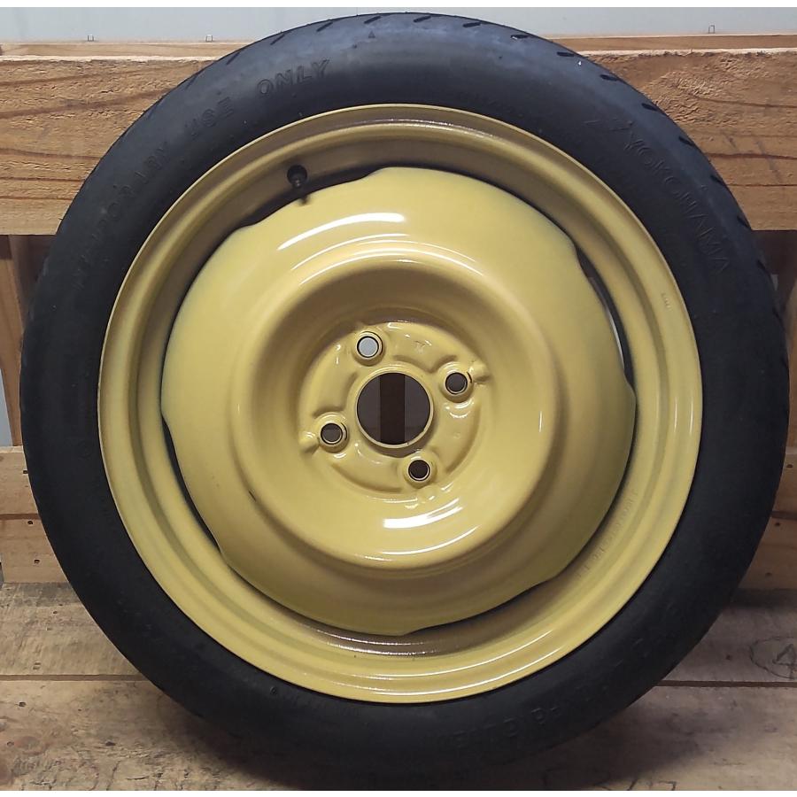 トヨタ スペアタイヤ bB Z 平成16年式 12108 0003 T135/70D16 100M YOKOHAMA 2004年製 16×4T 4穴 PCD100 ハブ約55 中古 : NEW ...