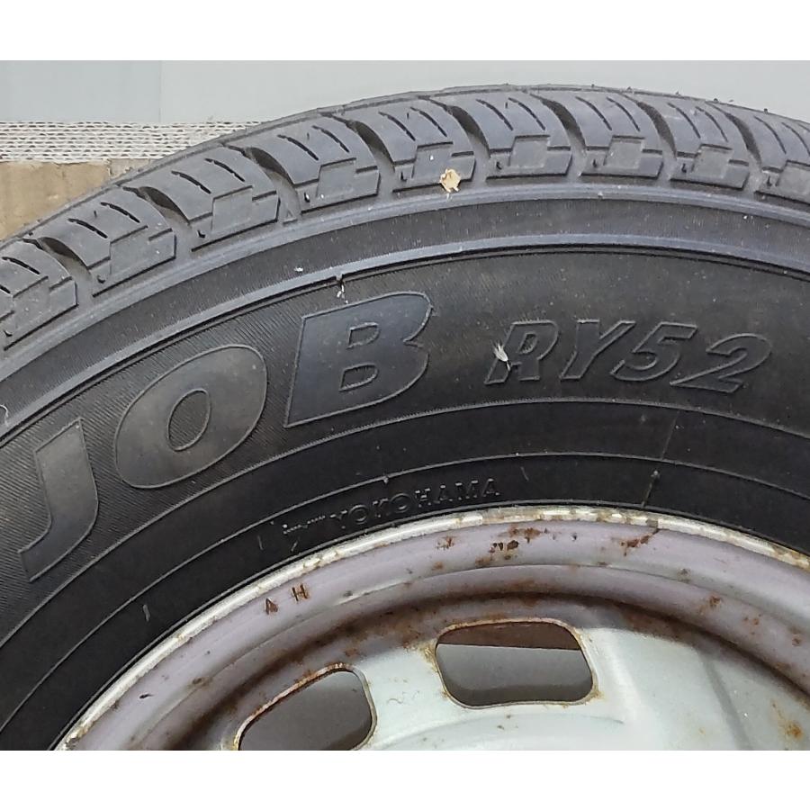 ヨコハマタイヤ（YOKOHAMA TIRE） ノーマル タイヤ スチール ホイール 1本 185R14 8PR LT YOKOHAMA JOB ...