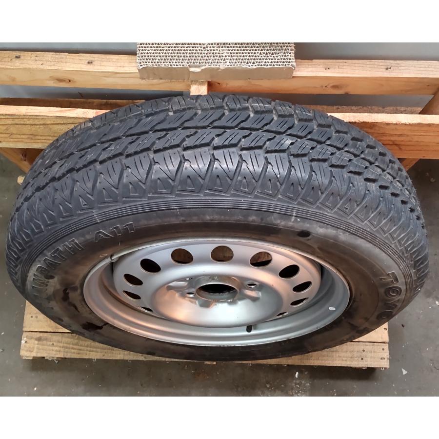 スペアタイヤ 1本 三菱 パジェロミニ H58A 平成13年式 9211 0026 TOYO RADIAL 175/80R15 2001年製 15×5.5J 5穴 PCD114.3 ハブ径 約 ...