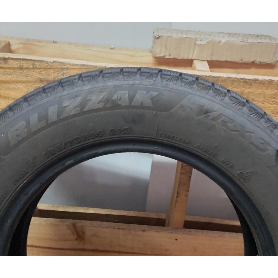 ブリザック VRX3 スタッドレス タイヤ 1本 165/70R14 81Q BRIDGESTONE BLIZZAK 2022年製 6.5 中古 : NEW X FLAVOR - 通販 ...