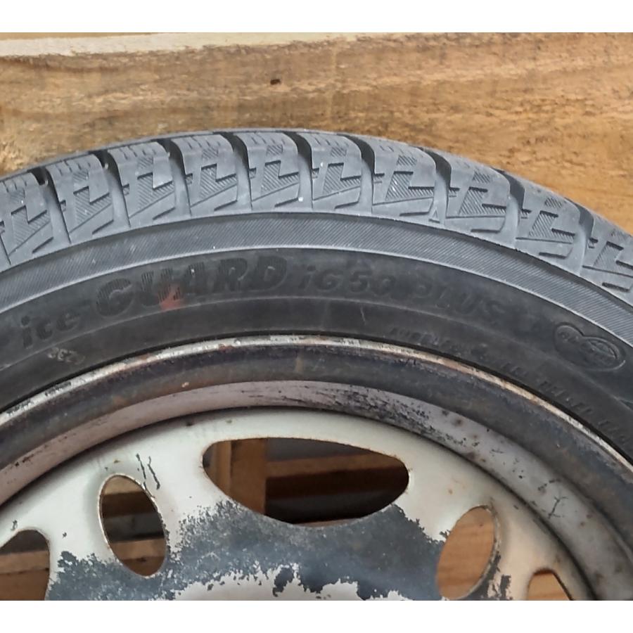 iceGUARD スタッドレス タイヤ スチール ホイール 145/65R15 72Q 2015年製 YOKOHAMA MCC スマートK ...