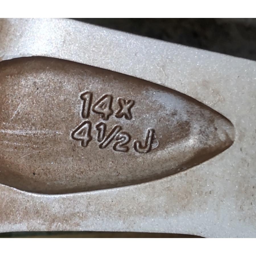 iceGUARD スタッドレス タイヤ アルミ ホイール 155/65R14 75Q 2019年製 YOKOHAMA ice GUARD iG50 PLUS ダイハツ 純正 14×4.5J ...