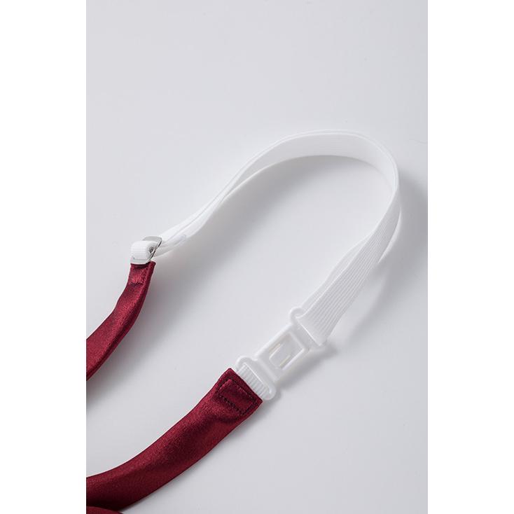 HANECTONE 制服 リボン スクールリボン 無地 サテン 大きめ レディース 女子 エンジ ネイビー グリーン ブラウン サックス 通学 学生 ハネクトーン 2010 : カンコー ...