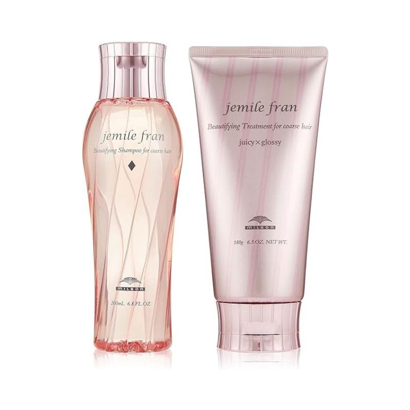 jemile fran 【セット品】ジェミールフラン D (シャンプー 200ml & トリートメント 180g) ダイヤ ジューシー ...