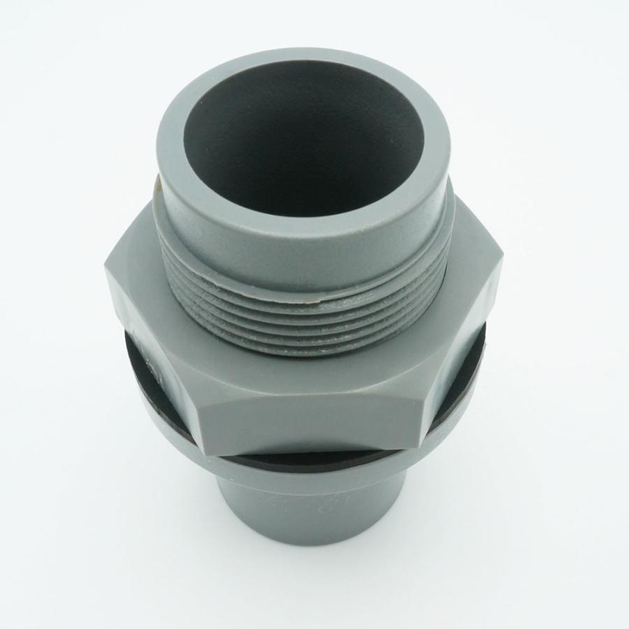 継手 穴開け配管 ネジ付ソケット パッキン付 ストレート PVC 25A 関西化工 : 水処理部品の関西化工株式会社 - 通販 - Yahoo!ショッピング