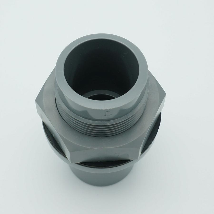 継手 穴開け配管 ネジ付ソケット パッキン付 勾配3° PVC 25A 関西化工 : 水処理部品の関西化工株式会社 - 通販 - Yahoo ...