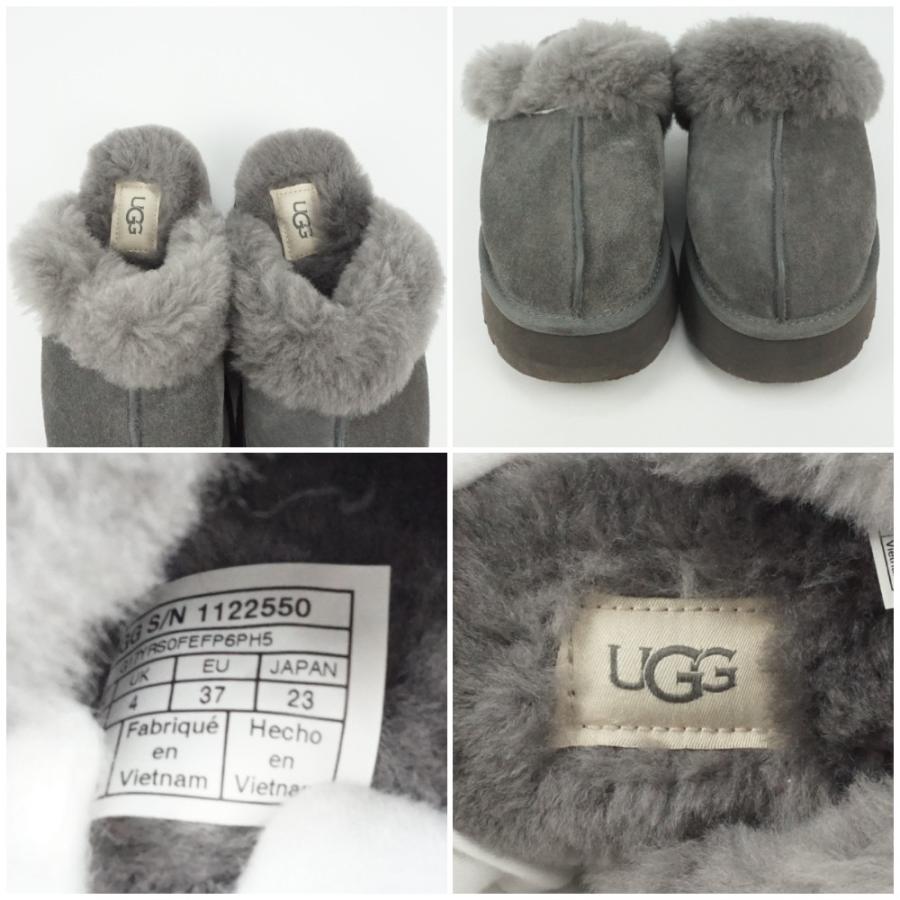 UGG アグ 1122550 シープスキン スリッポン グレー サイズ表記UK4 日本サイズ約23cm ブーツ アパレル レディース 【中古】 :1-240002034840:かんてい局盛岡店 ...