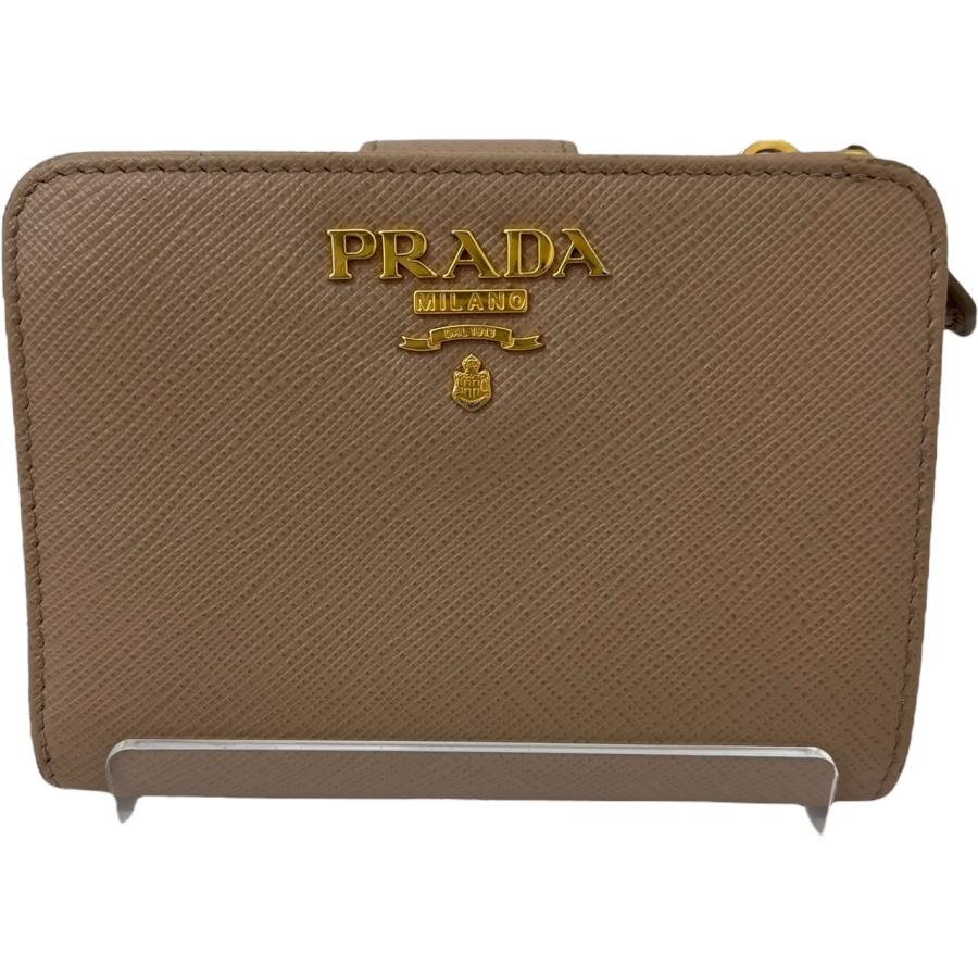 PRADA プラダ 1ML018 L字ファスナー 二つ折り財布 サフィアーノ レディース メンズ【中古】 : かんてい局市川インター店 - 通販 - Yahoo!ショッピング