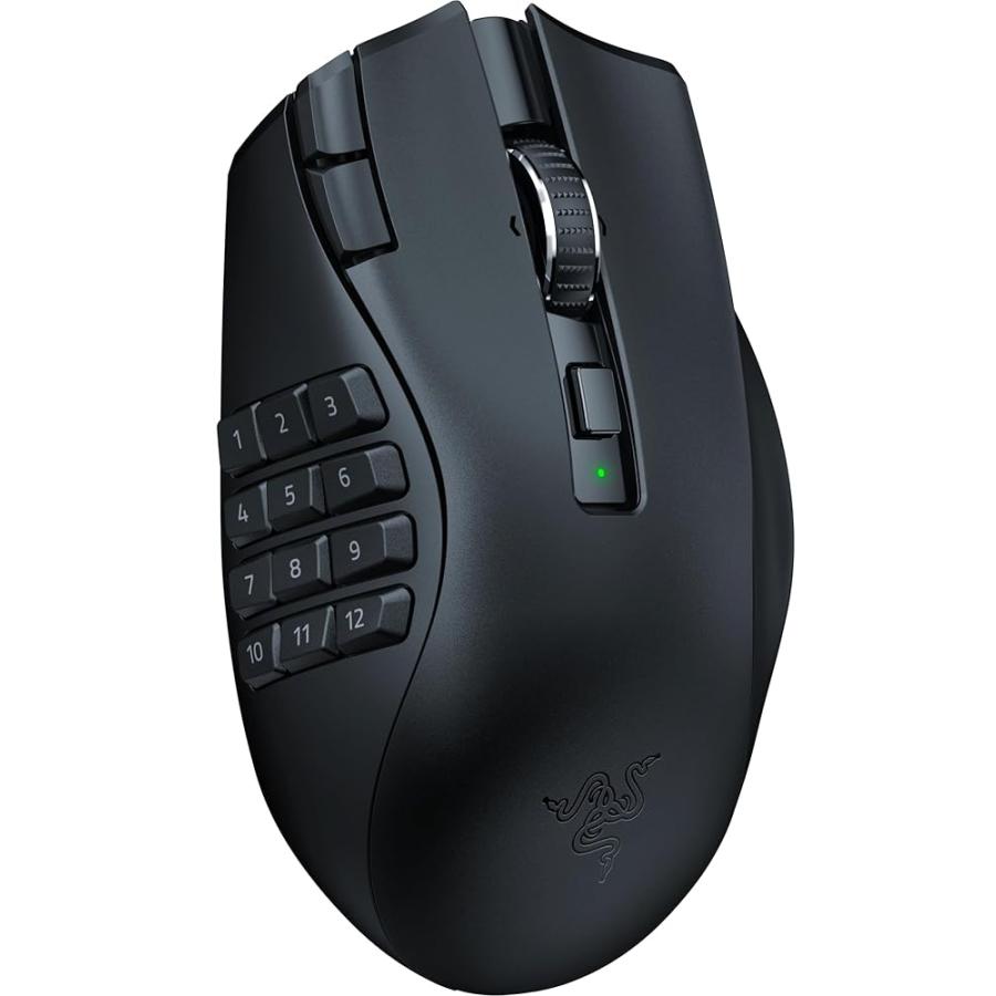 Razer(レイザー) Naga V2 HyperSpeed ワイヤレスゲーミングマウス th Focus Pro 30K オプティカル ...