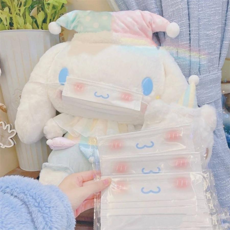 マスク 不織布 花粉症対策 3枚セット 【当日発送】 【限定セール】 血色マスク やわらか かわいい おしゃれ 人気 男女兼用 猫 可愛い ...
