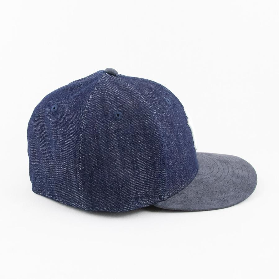 NEW ERA ニューエラ 帽子 LP 59FIFTY MLB Denim 2-Tone ニューヨーク・ヤンキース インディゴデニム ネイビースウェードバイザー : 河童クラフトYahoo!店 ...