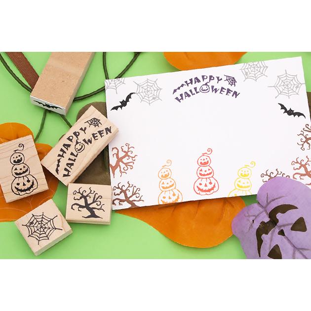 消しゴムはんこ ラバースタンプ 消しゴムスタンプ tugumi ハロウィン装飾シリーズ 全4種類 からふる屋 : スタンプ はんこ 印鑑のからふる屋 - 通販 - Yahoo!ショッピング