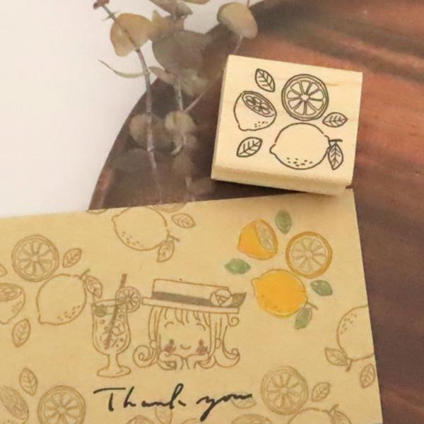 消しゴムはんこ ラバースタンプ 消しゴムスタンプ tugumi 爽やかレモンスタンプ Aサイズ 全2種類 からふる屋 : スタンプ はんこ 印鑑のからふる屋 - 通販 - Yahoo!ショッピング