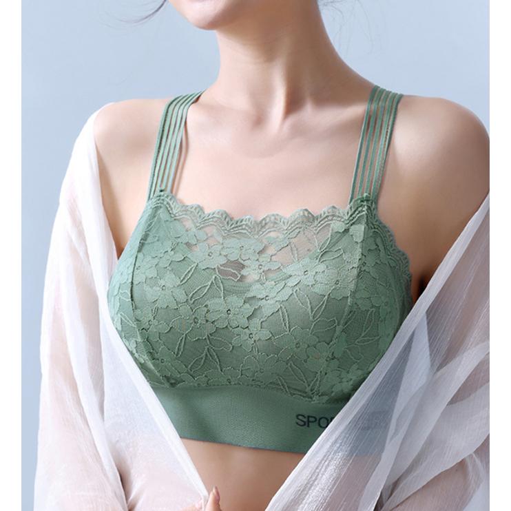 全品Point+10倍！最大倍率31.5% レーススポーツブラ インナー トップブラ レディース ブラトップ カップ付 インナータンクトップ キャミ :11UW1097:夏黎 - 通販 ...