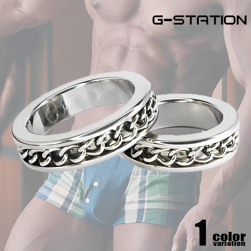 G-STATION G-station/ジーステーション チェーンデザイン RING ステンレス リング オシャレ 艶めき 高級 : kargiemargie - 通販 - Yahoo!ショッピング