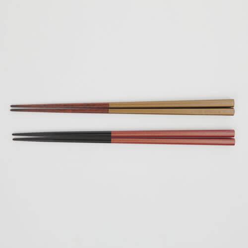 箸 宴会箸 （滑り止め付）23cm メール便対応 :hs-297:曲げわっぱ弁当箱の漆器かりん本舗 - 通販 - Yahoo!ショッピング