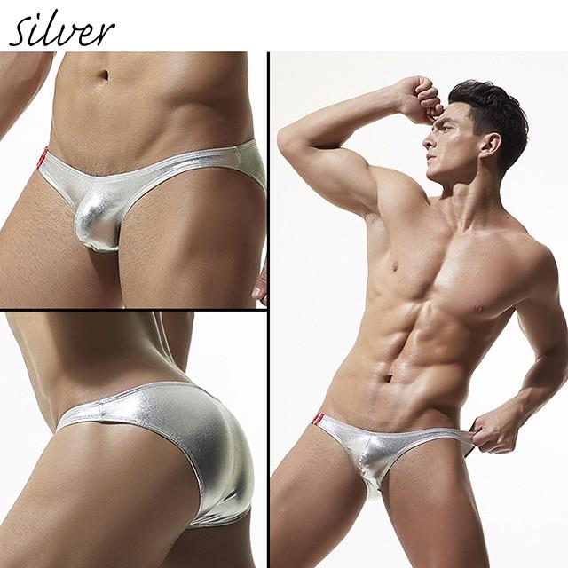 光沢メンズブリーフショーツ メタリック・マット 立体縫製 透けない e034 (pc6) :e034:Karly Shop 2 - 通販 - Yahoo!ショッピング