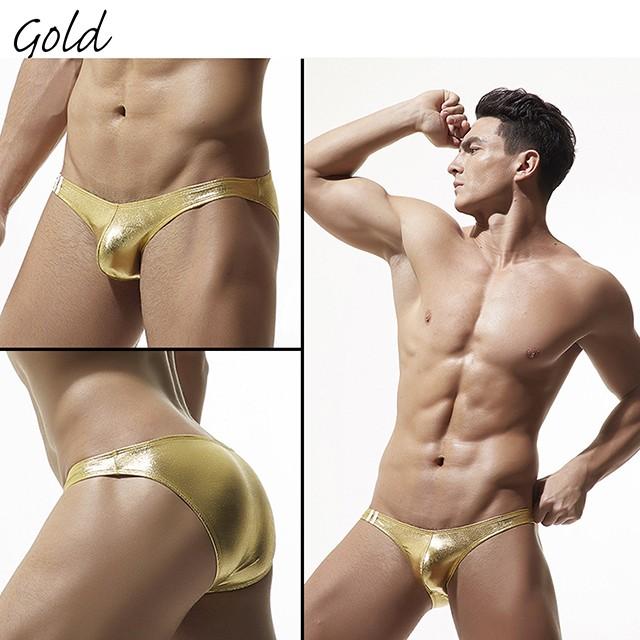 光沢メンズブリーフショーツ メタリック・マット 立体縫製 透けない e034 (pc6) :e034:Karly Shop 2 - 通販 - Yahoo!ショッピング