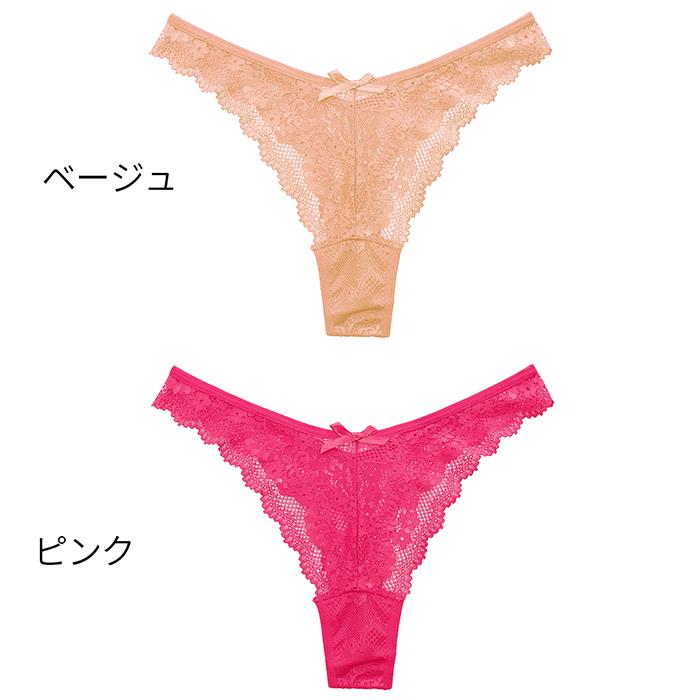 総レース Tバック ショーツ セクシー 透ける 華やか ストレッチ 伸縮性 花柄レース リボン 柔らか おしゃれ パンティ インナー 下着 黒 白 赤 紺 S M L rt-013 ...