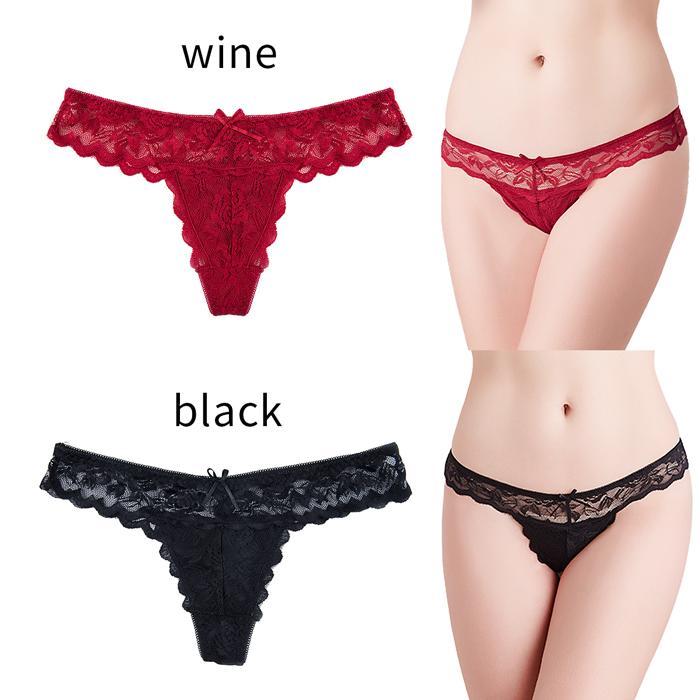 【10枚セット】総レースTバックショーツ レディース セクシー まとめ買い 上品 大人可愛い 下着 透け感 ランジェリー お得な選べるカラー 黒 白 赤 紫 青 rt-039 : Karly ...