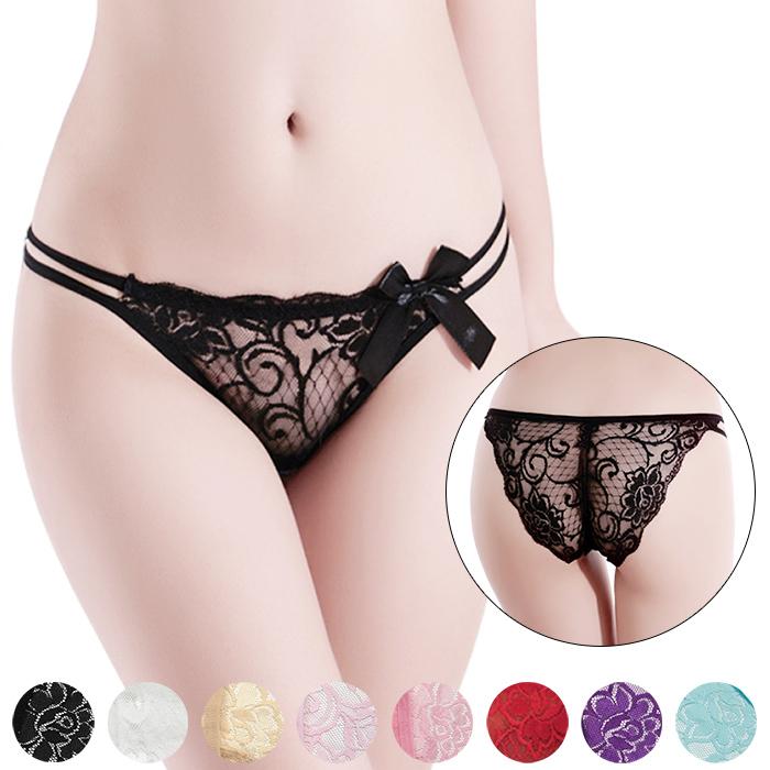 花柄 レース シースルー サイドストリング ハイカットショーツ ブラジリアン リボン セクシー パンティ かわいい 透け感 勝負下着 黒 白 紫 青 rt-044 : Karly Shop 2 ...
