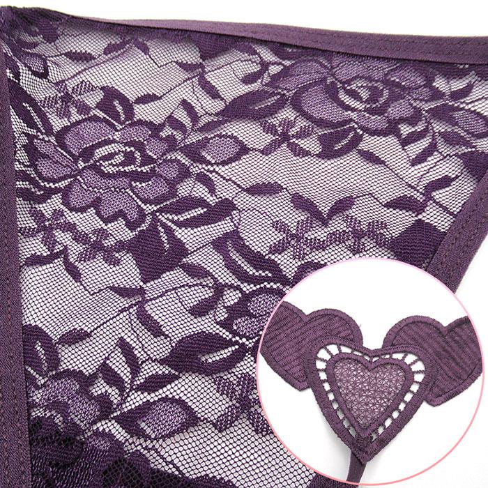 Tバックショーツ 3枚セット ハートモチーフ レース レディース 花柄 セクシー ストリング ランジェリー 透ける エロい 勝負下着 ショーツ 黒 白 赤 紫 青 rt-040 ...