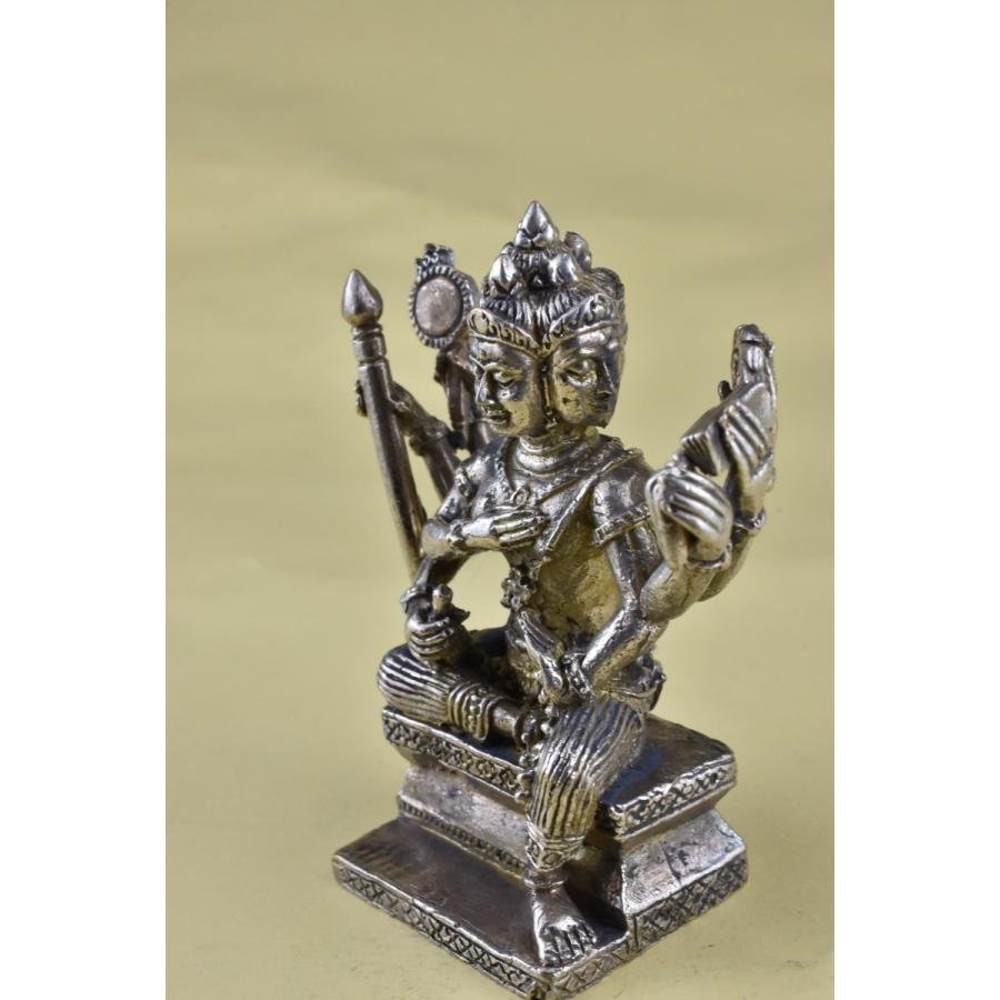 ブラフマー 梵天 ミニメタル仏像 【送料無料】BT068 C365 : KARMABAZARO - 通販 - Yahoo!ショッピング