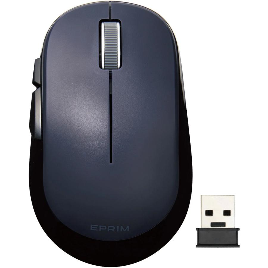 ELECOM エレコム BlueLEDマウス/EPRIM/無線/5ボタン/ブラック M-DY13DBBK : カサネテク - 通販 ...