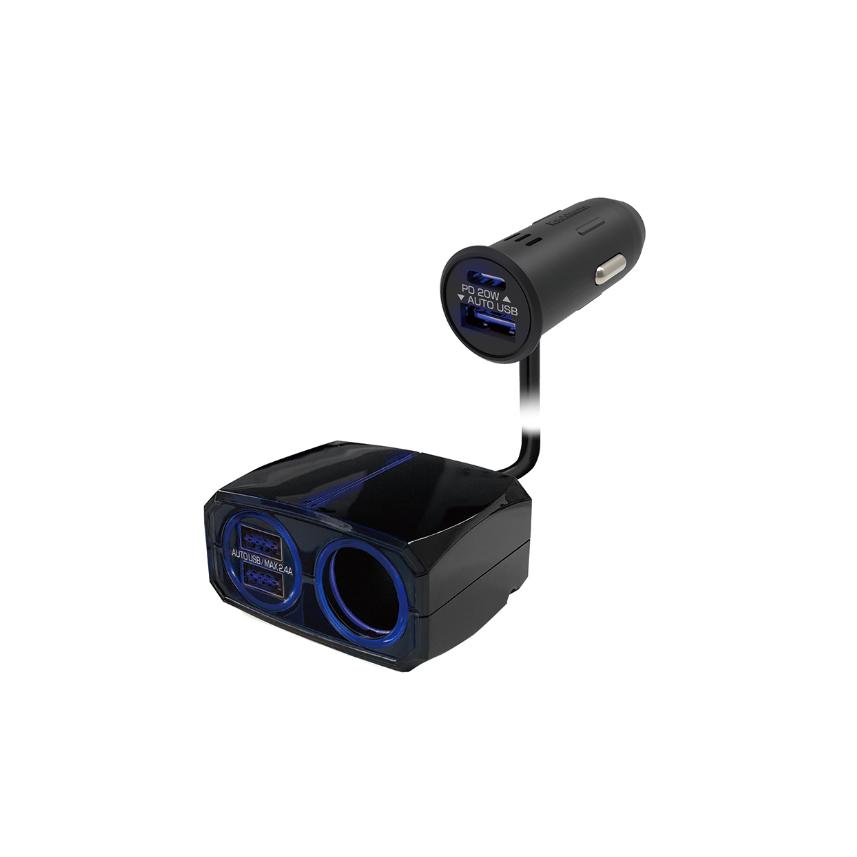 セパレートソケット USB Power Delivery規格対応/急速充電対応 プラグ部/リバーシブルUSB2ポート(KX229) : ネット ...