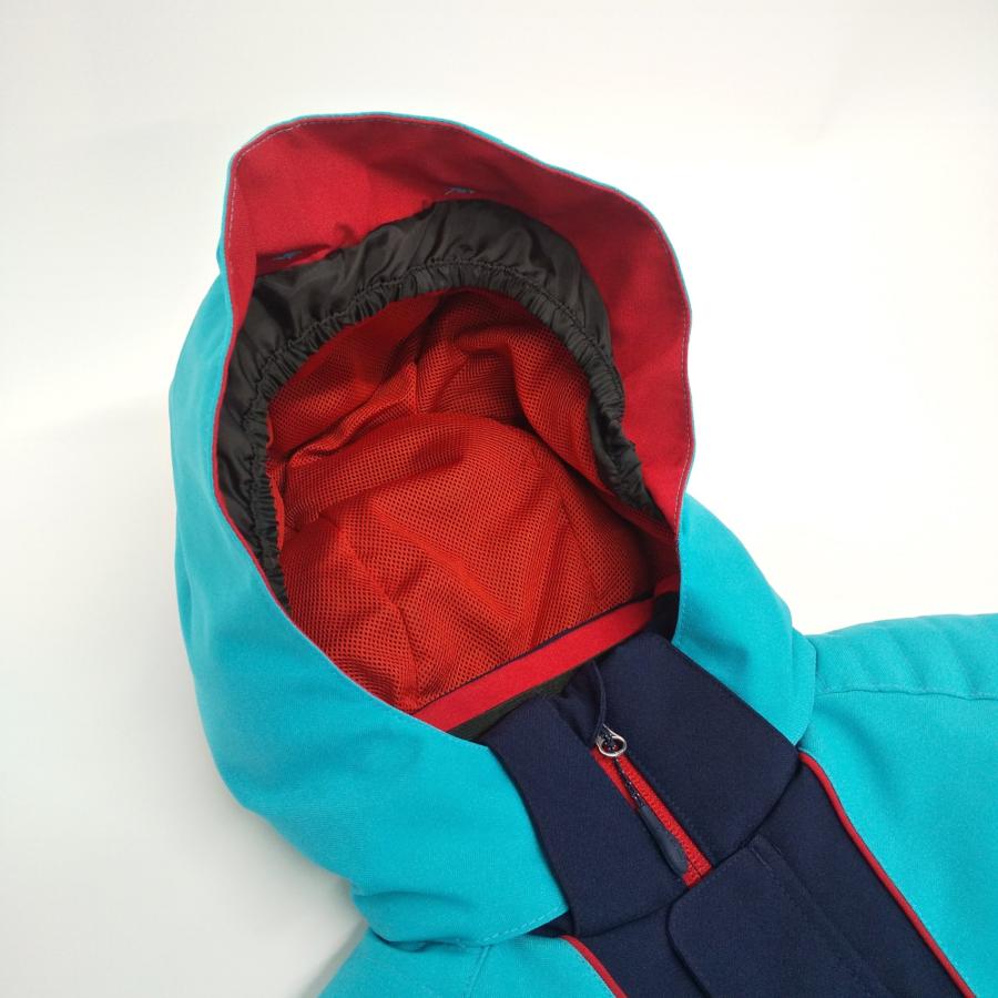 訳あり フェニックス 105〜125cm スキーウェア サイズ調節機能付き 子ども用 ジャケット ターコイズ SUKUSUKU 4-8 キッズ Phenix R2402-018 :R2402 ...