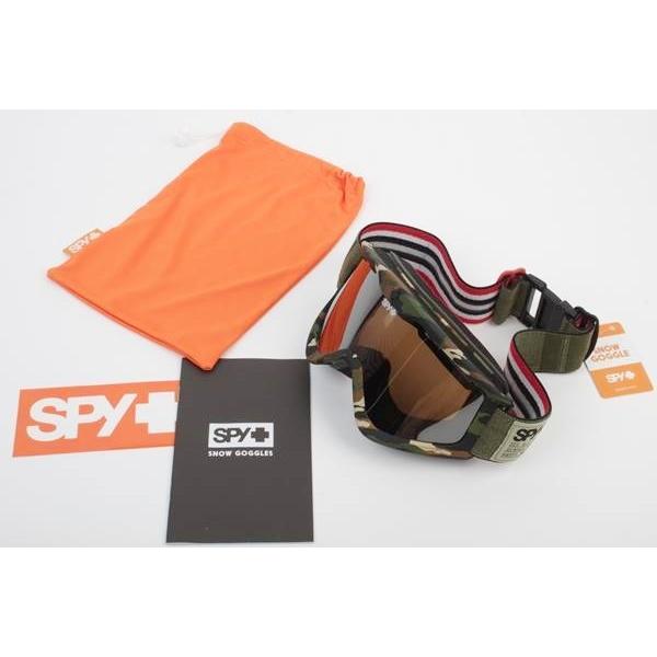 SPY T3 カモフラージュ柄フレーム ブロンズ系レンズ スノーゴーグル アジアンフィット 迷彩柄 スパイ R2403-230 : カシコシ ...